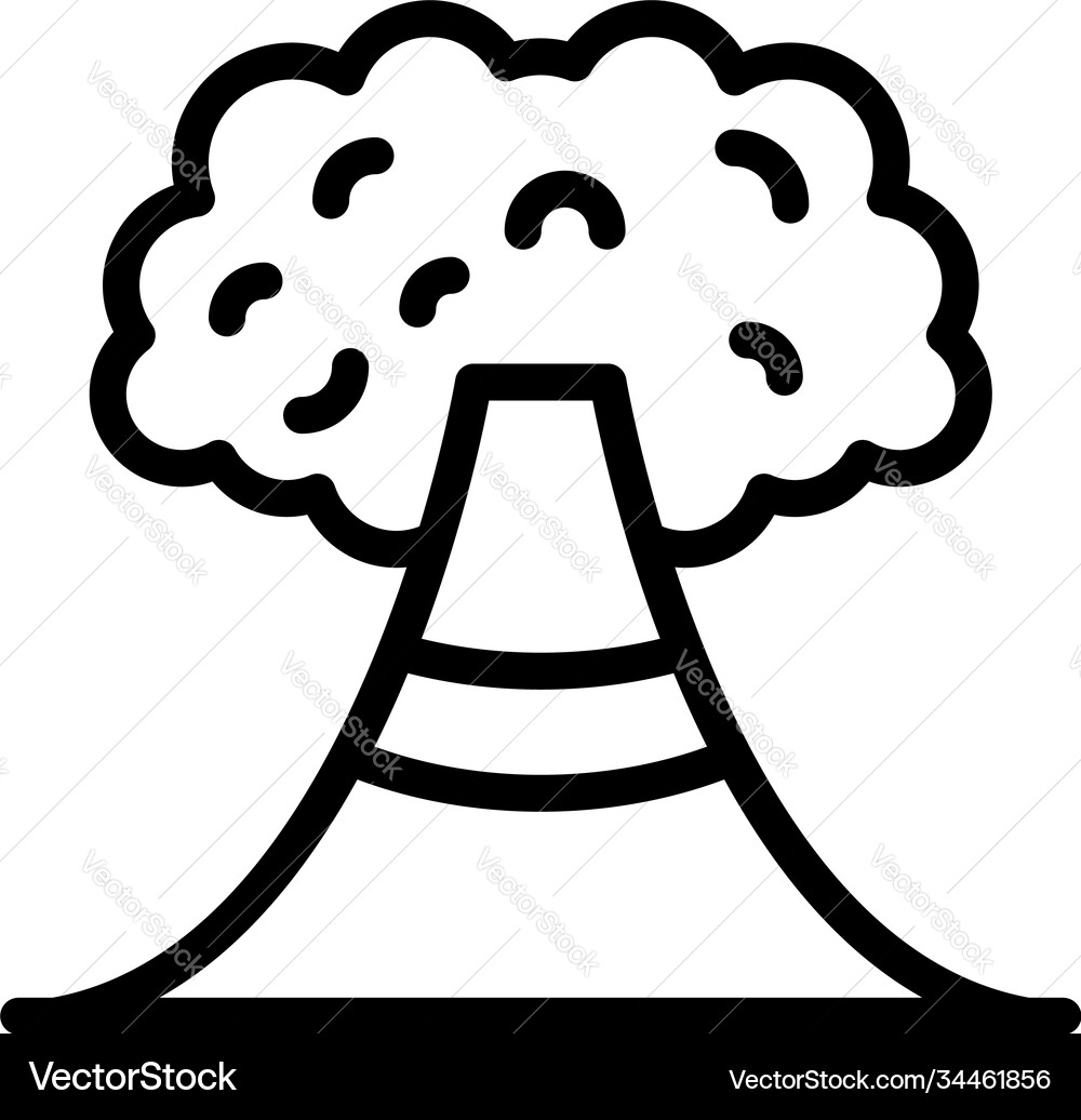 Volcano Clipart Black And White