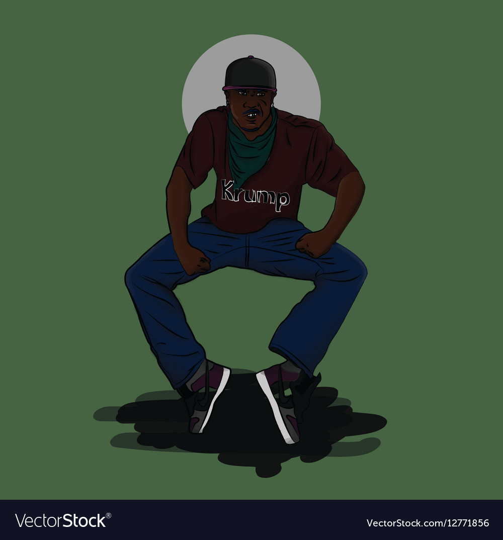 Krumping Royalty Free Vector Image - VectorStock