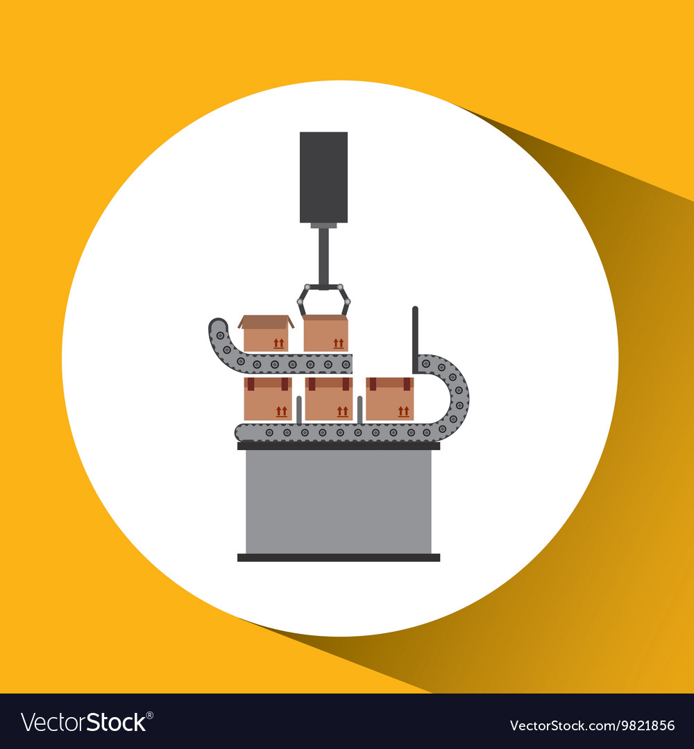 Robot technology machine Royalty Free Vector Image