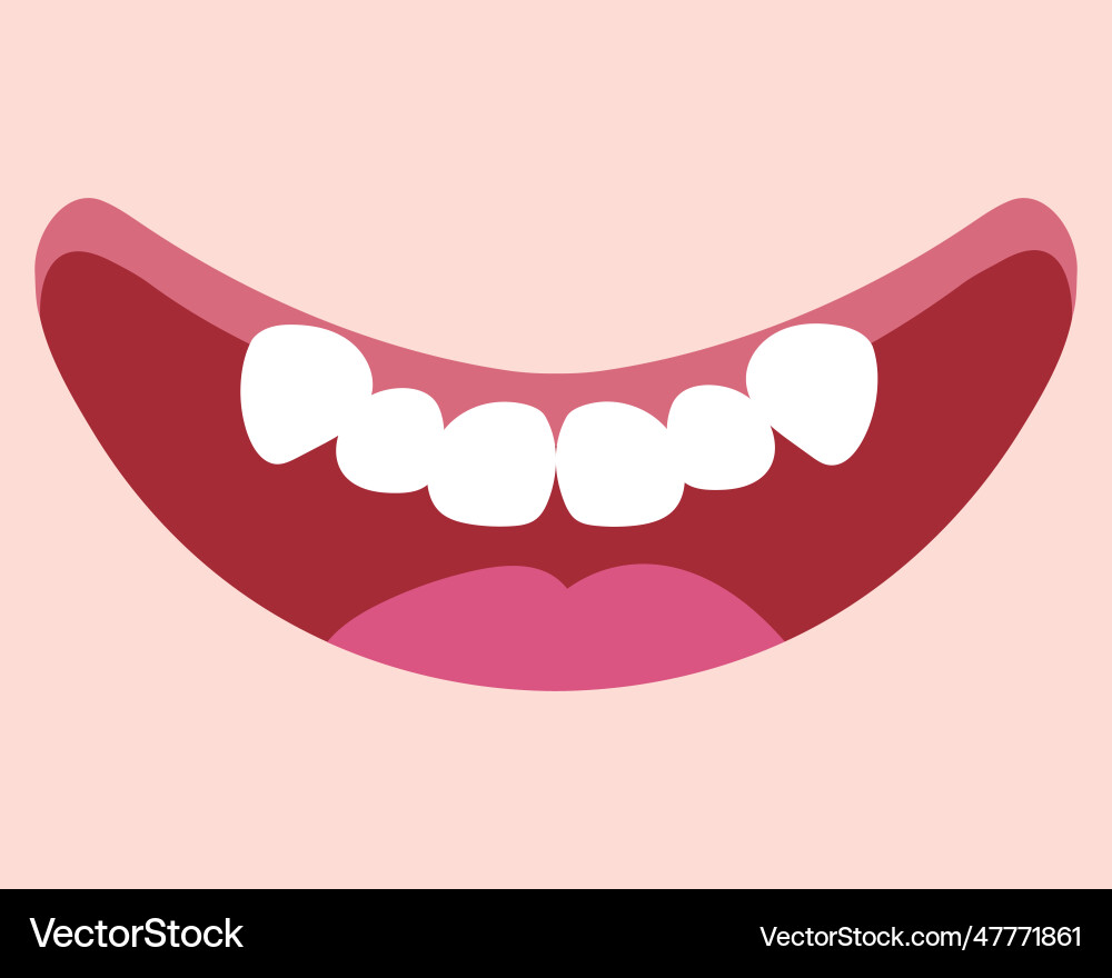 Smiling Teeth Cartoon