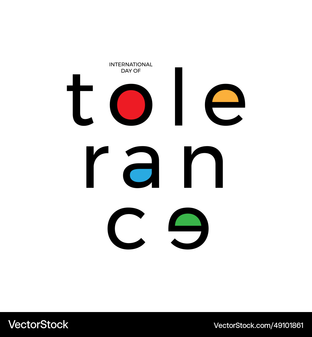 Design for celebrating international day Vector Image