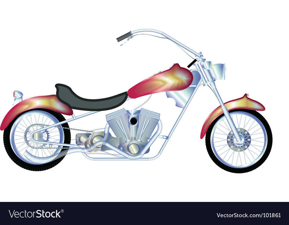 Motorcycle Royalty Free Vector Image - VectorStock