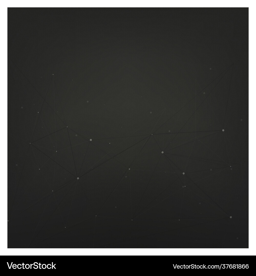 Abstract background design with stars on black Vector Image