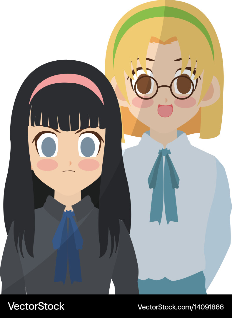 Anime girl design Royalty Free Vector Image - VectorStock