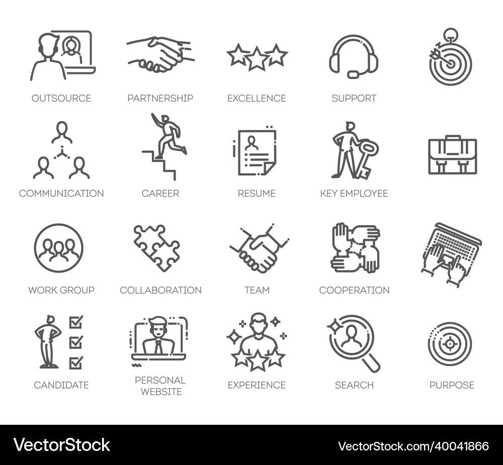 Business people office management Royalty Free Vector Image