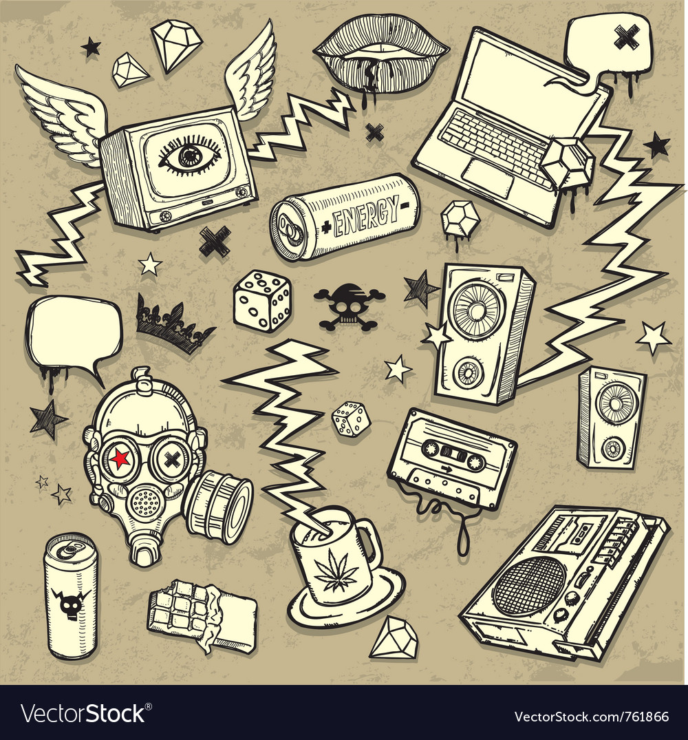 Mixed background Royalty Free Vector Image - VectorStock