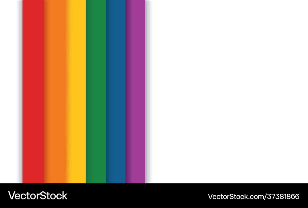 Rainbow on a white background Royalty Free Vector Image