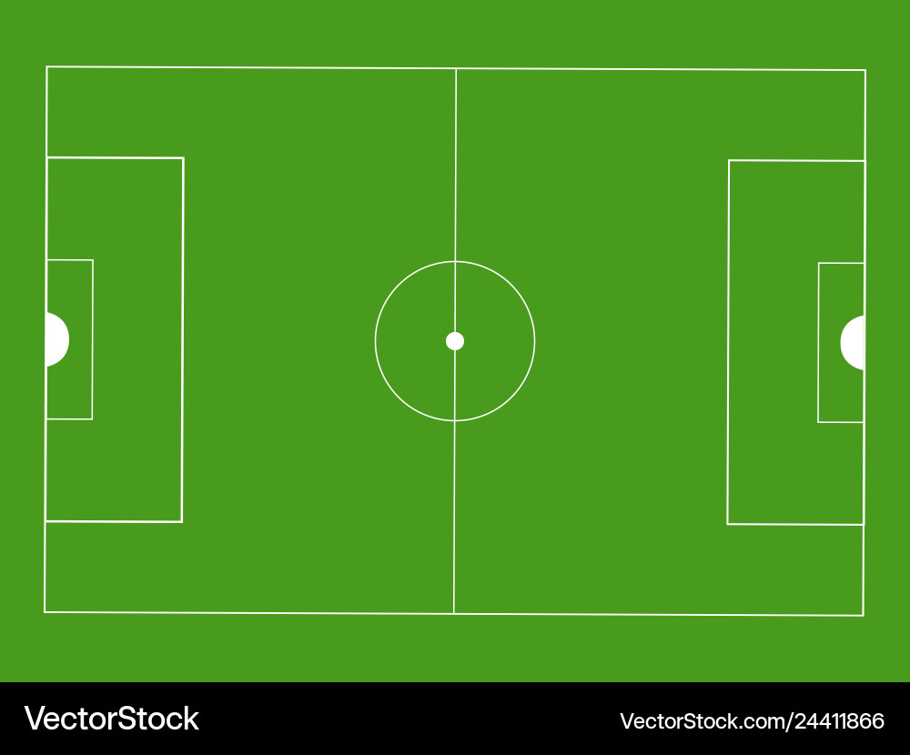 Soccer green field icon Royalty Free Vector Image