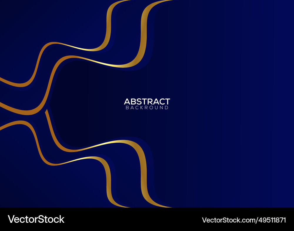 Abstract background design blue and luxury line Vector Image