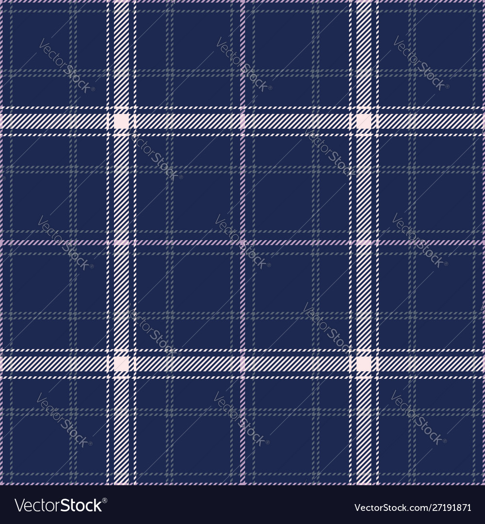 Blue plaid pattern Royalty Free Vector Image - VectorStock