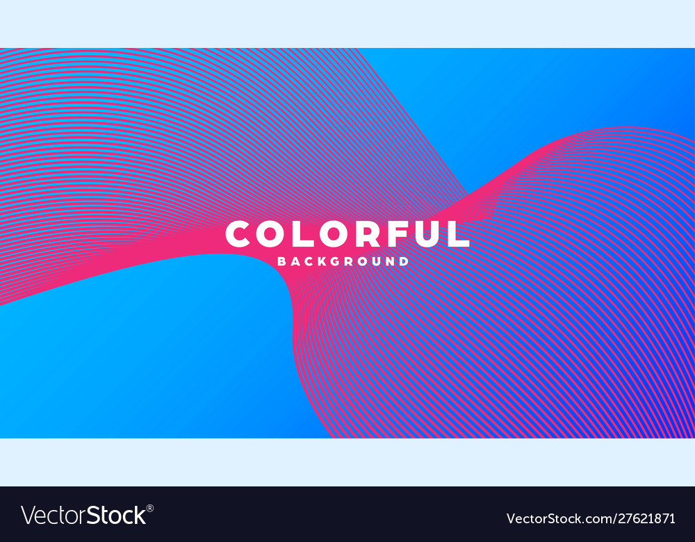 Modern minimal colorful abstract background lines Vector Image