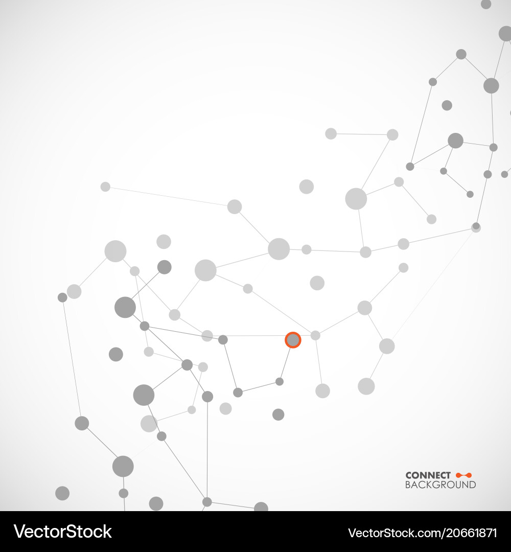 Molecules network Royalty Free Vector Image - VectorStock