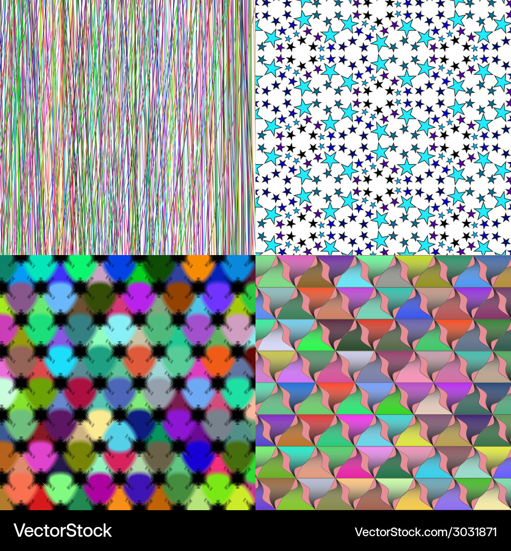 Set of texture many small brightly colored figures