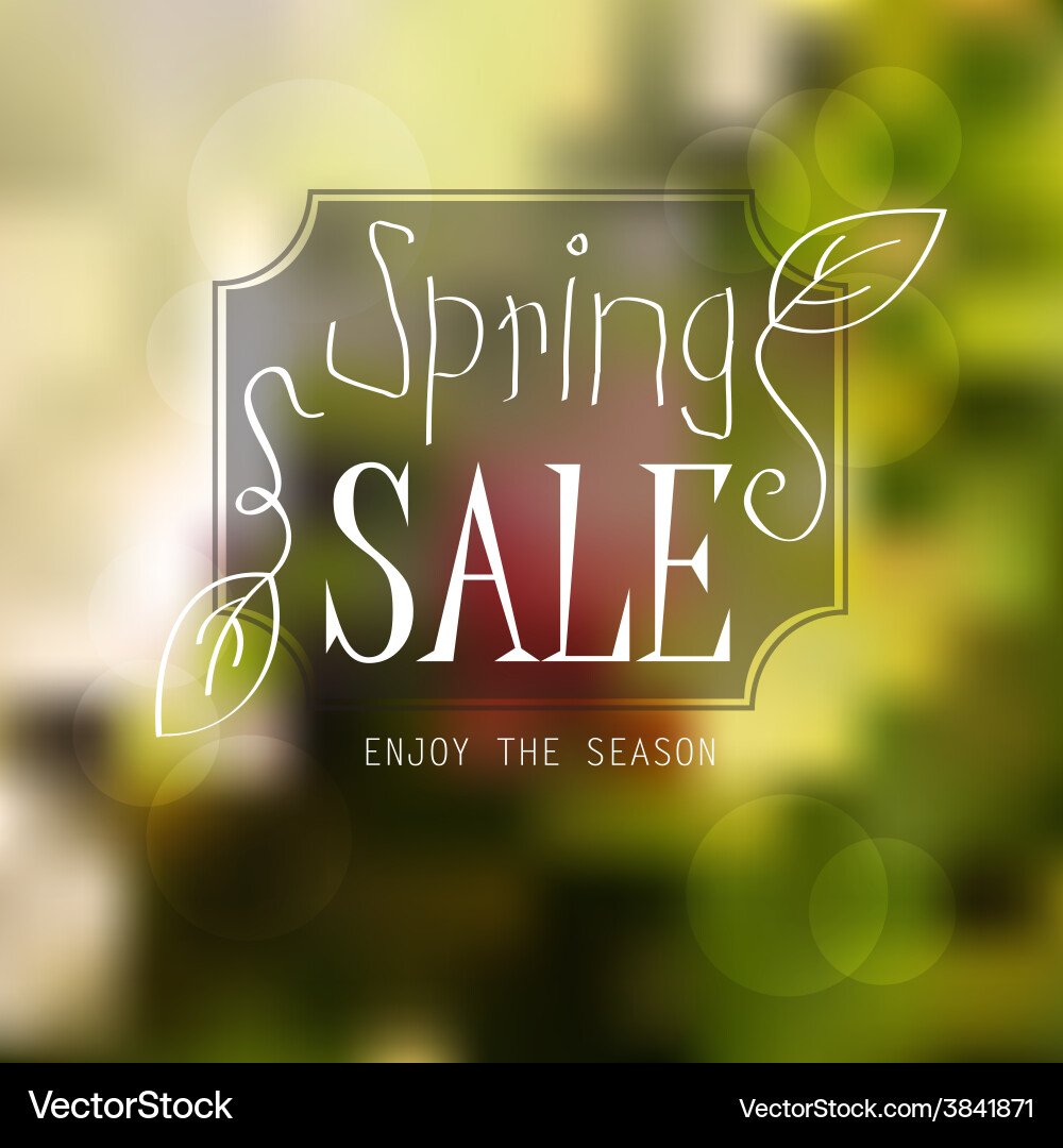 Spring landscape background Royalty Free Vector Image