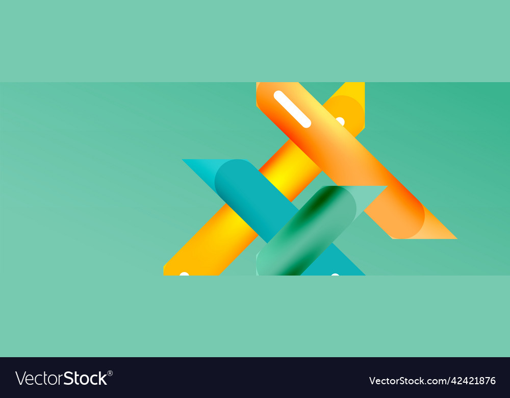 Background overlapping lines dynamic Royalty Free Vector