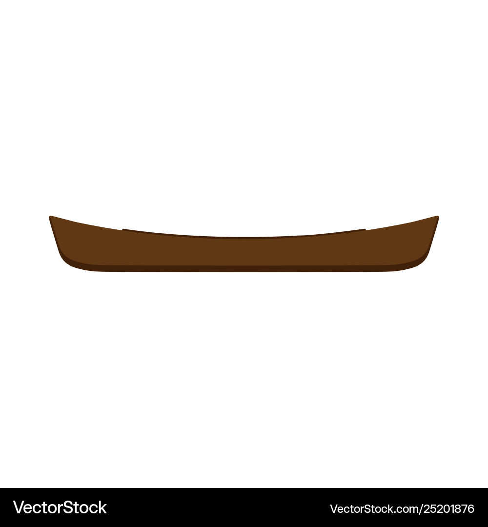 Canoe activity tourism kayak side view extreme Vector Image