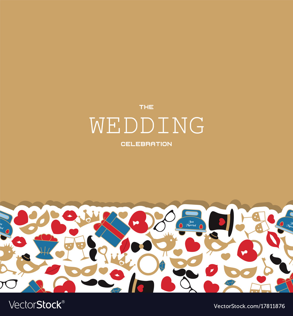 Wedding background Royalty Free Vector Image - VectorStock