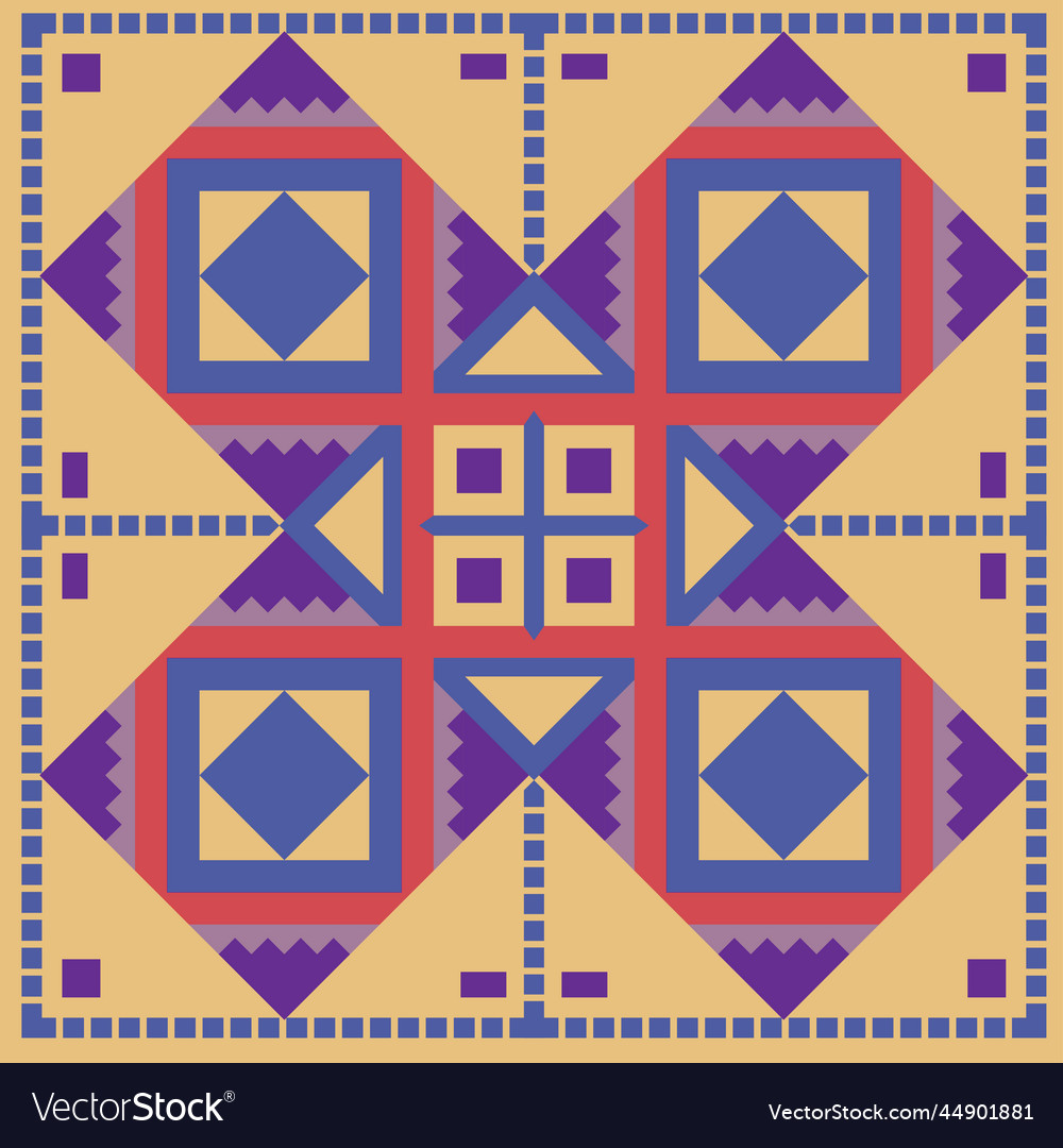 Colorful geometric pattern Royalty Free Vector Image