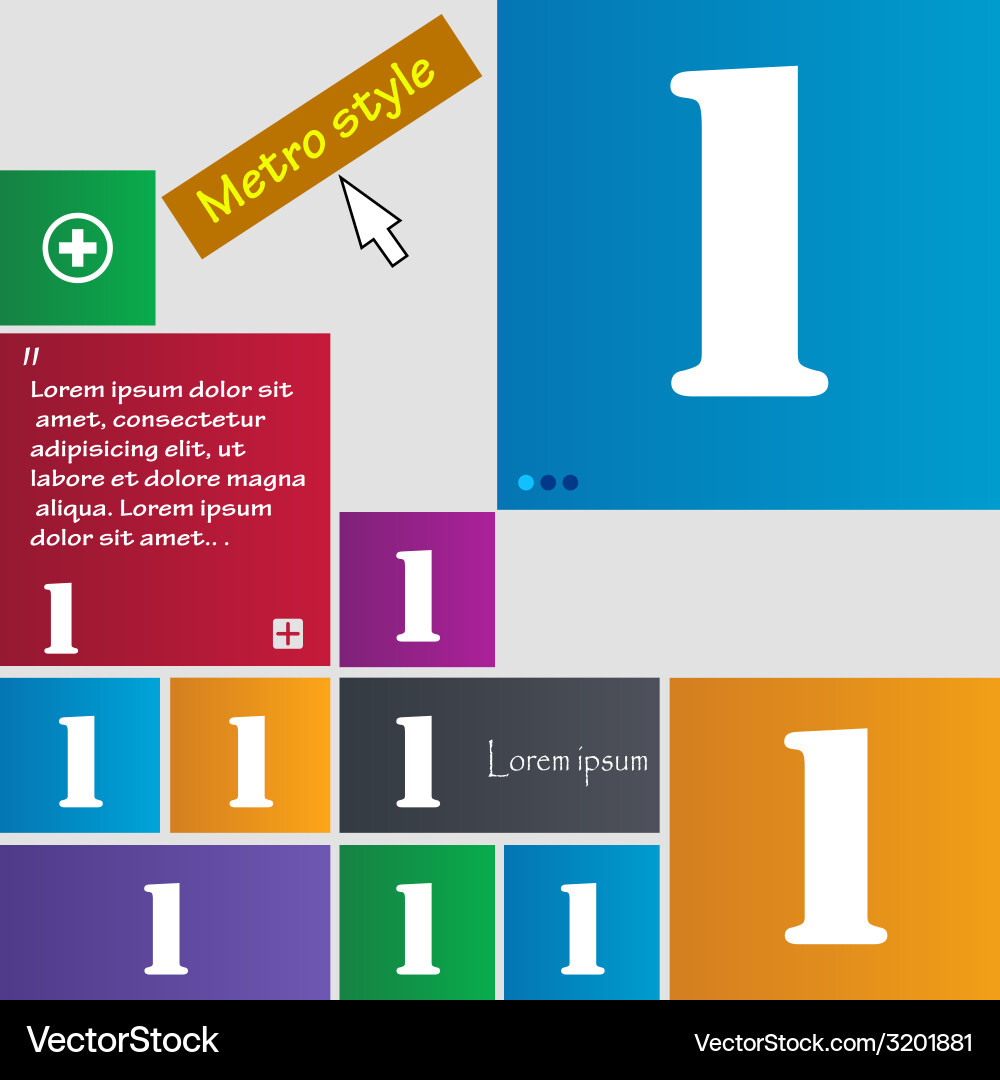 First place award sign winner symbol step one set Vector Image