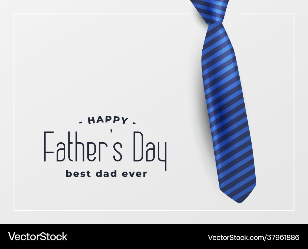 Happy father day greeting card background Vector Image