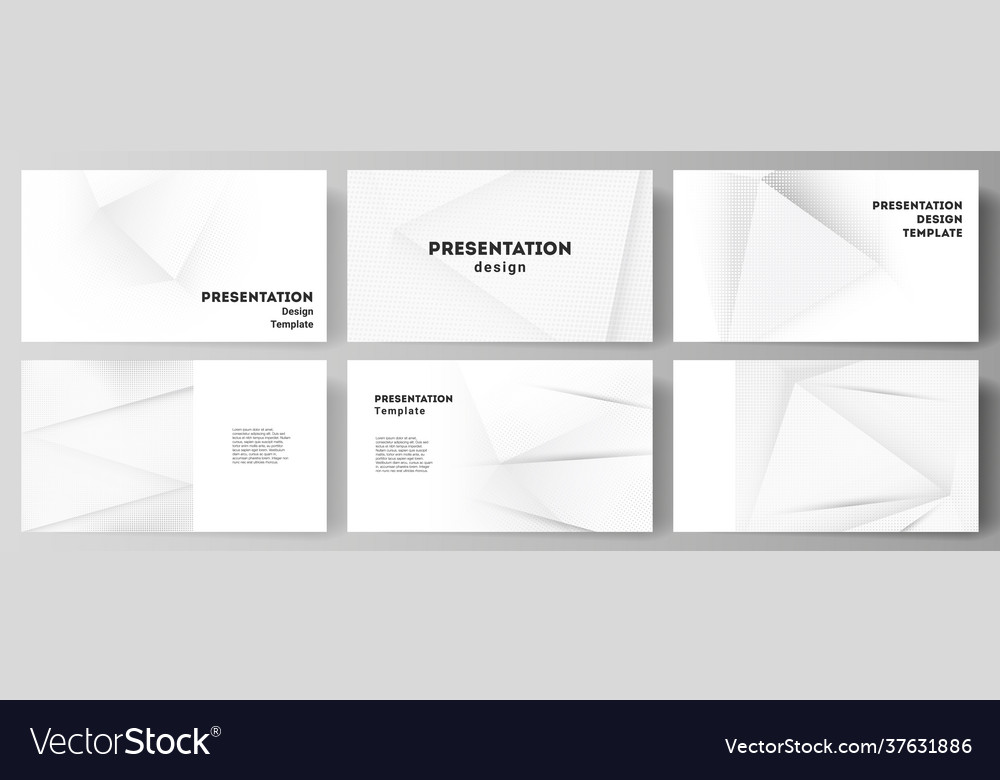 Layout presentation slides design Royalty Free Vector Image