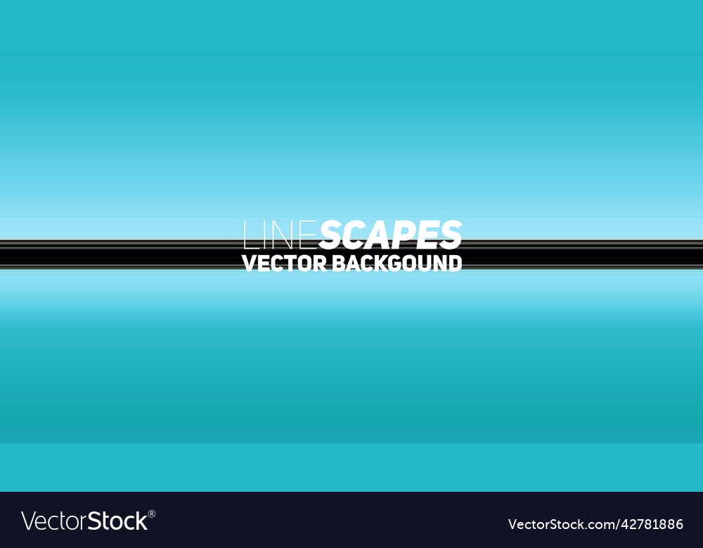Linescapes gradient background minimal Royalty Free Vector