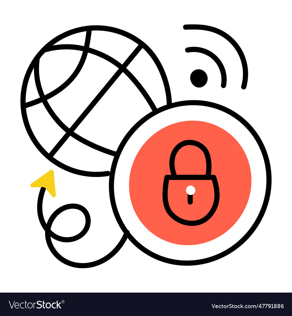 Network Security Royalty Free Vector Image Vectorstock