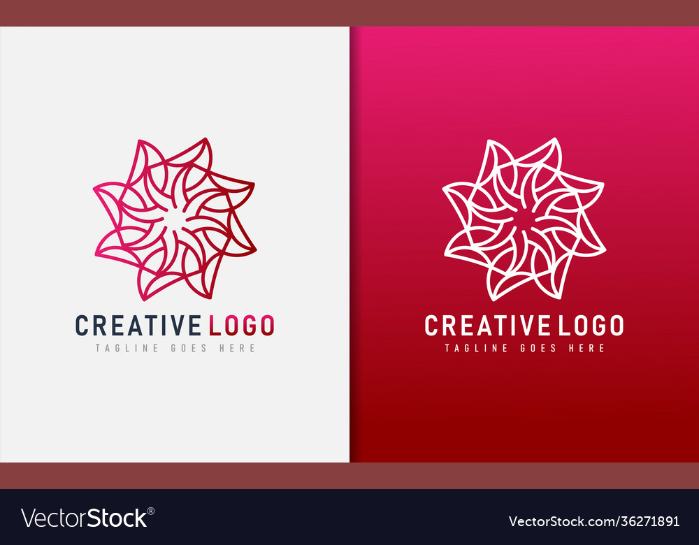 Abstract creative logo design based from Vector Image