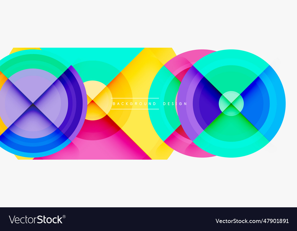 Circle pattern background abstract backgrounds Vector Image