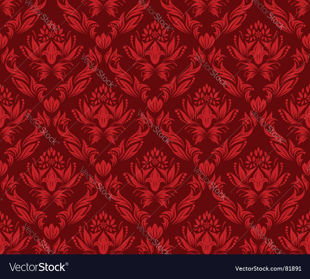 Damask pattern Royalty Free Vector Image - VectorStock