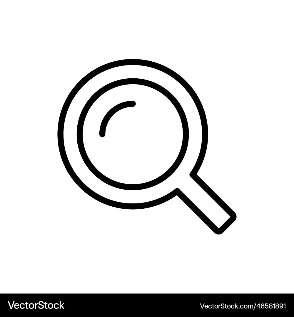 Explore icon Royalty Free Vector Image - VectorStock