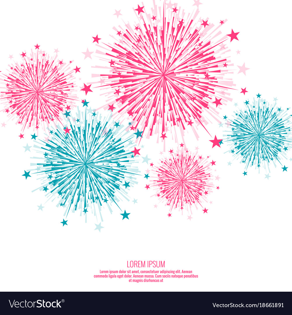 Firework design Royalty Free Vector Image - VectorStock