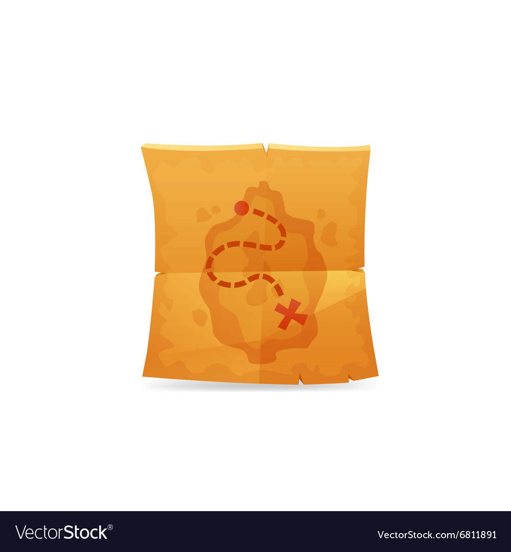 Treasure map Royalty Free Vector Image - VectorStock