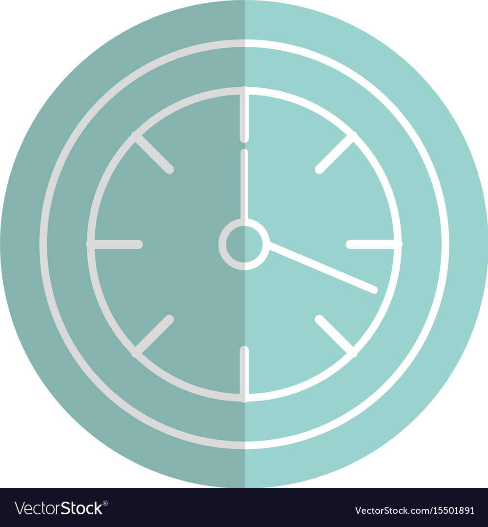 Wall clock object Royalty Free Vector Image - VectorStock