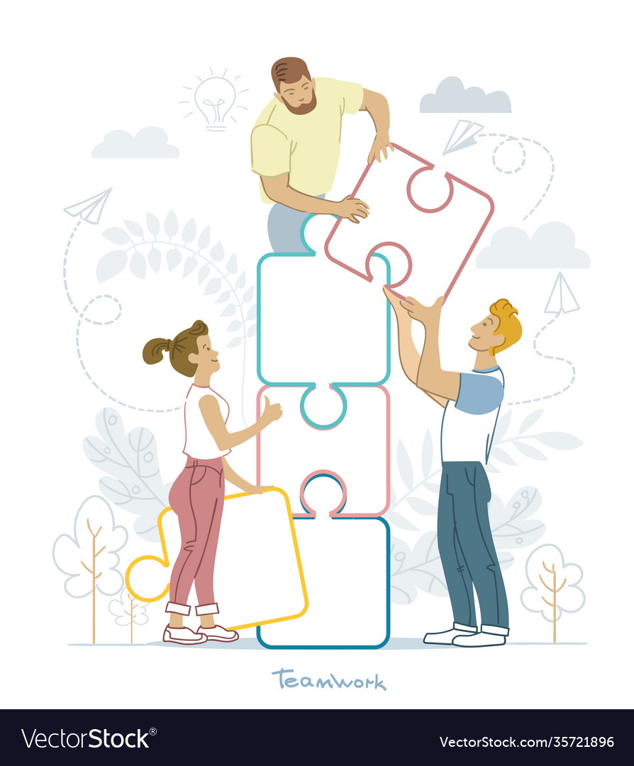 Business team Royalty Free Vector Image - VectorStock