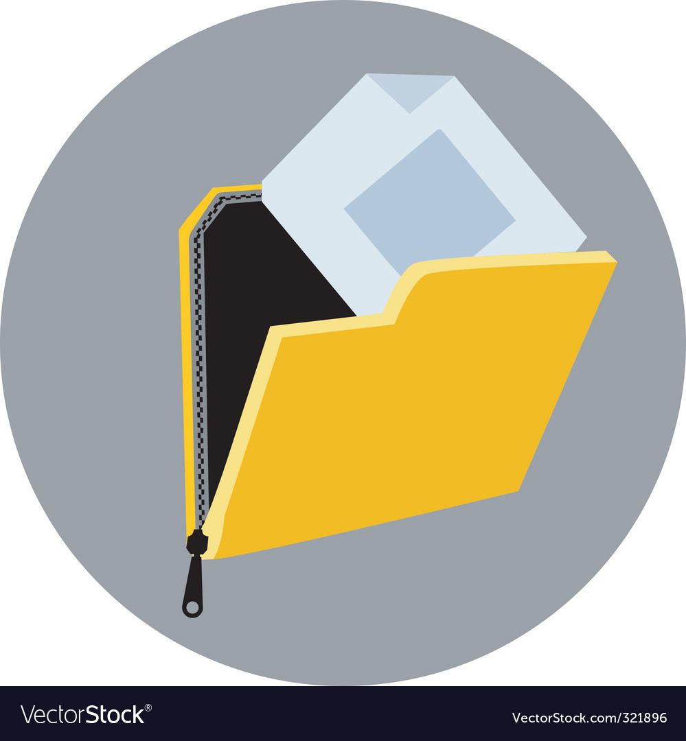 Data folder Royalty Free Vector Image - VectorStock