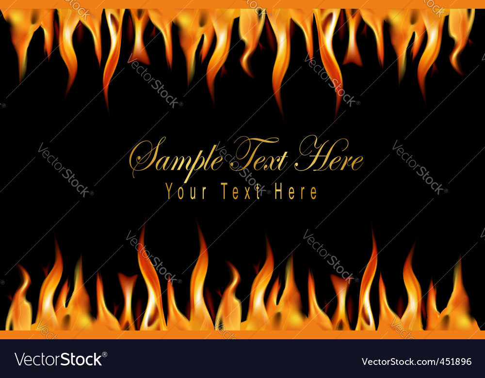 Flames Royalty Free Vector Image - VectorStock