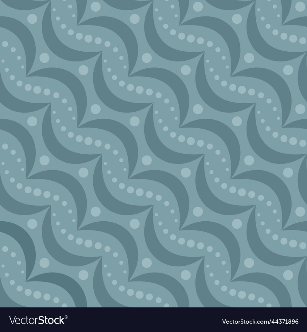 Light blue abstract seamless pattern with circles Vector Image