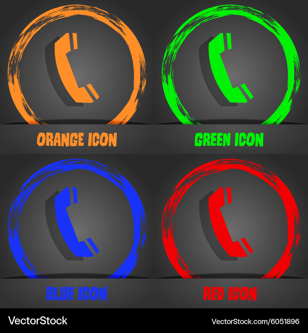 Phone sign icon support symbol call center Vector Image