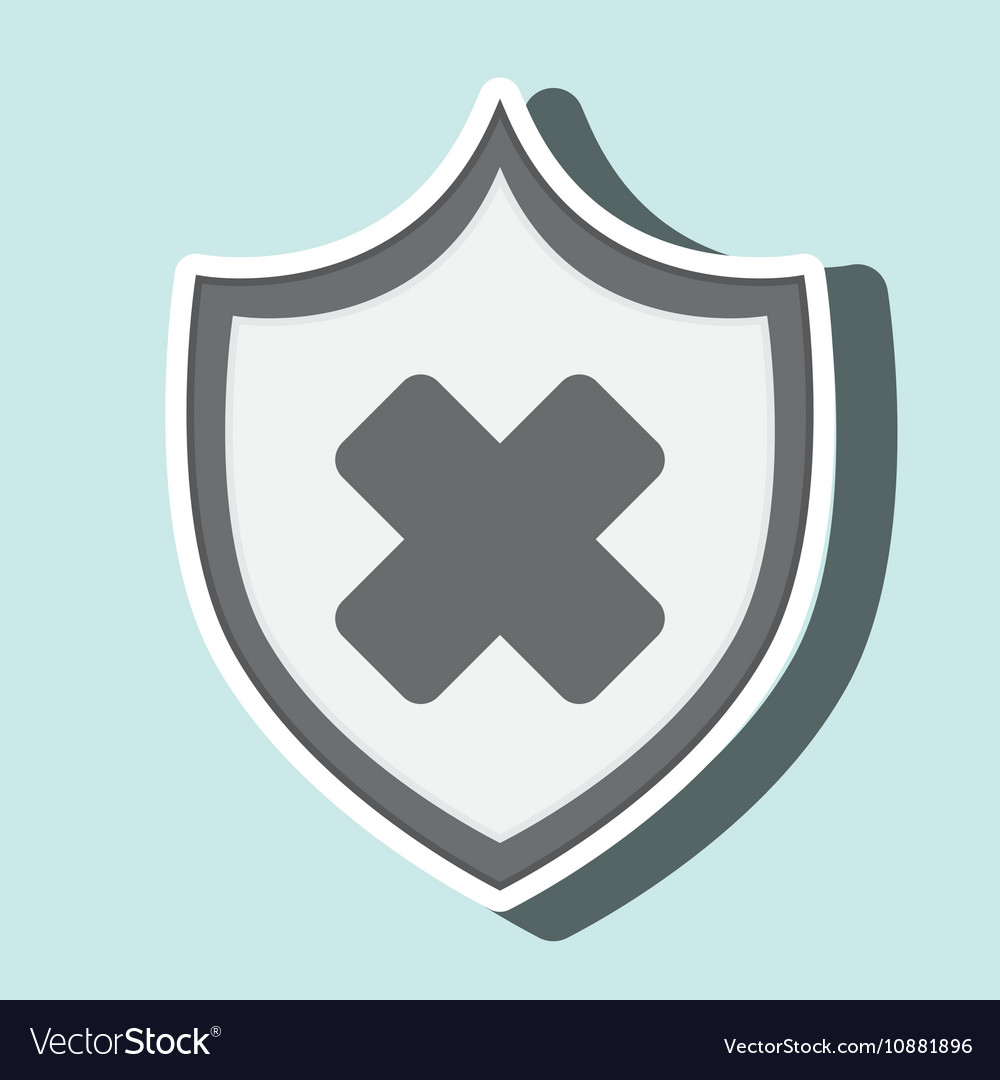 Symbol error system data Royalty Free Vector Image