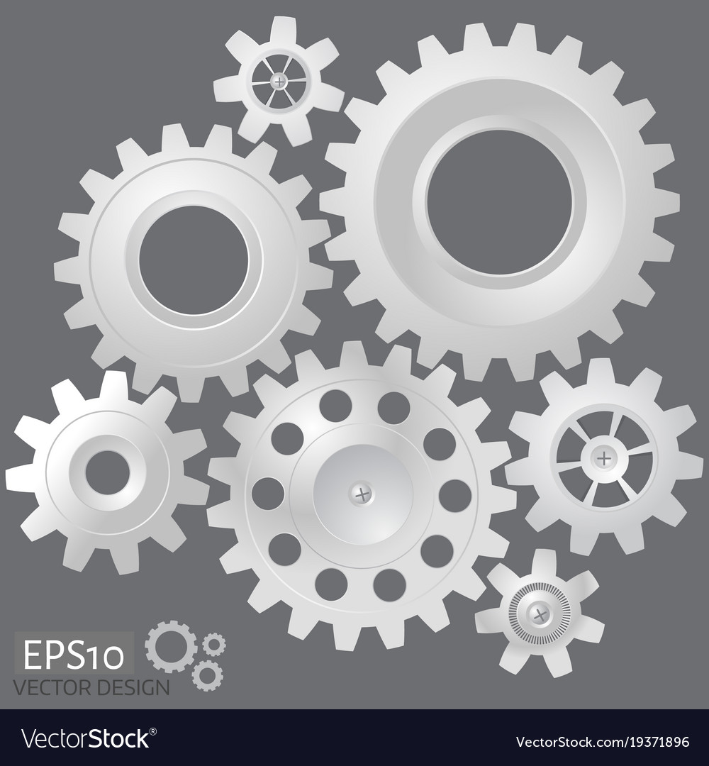 3d Gear Vector