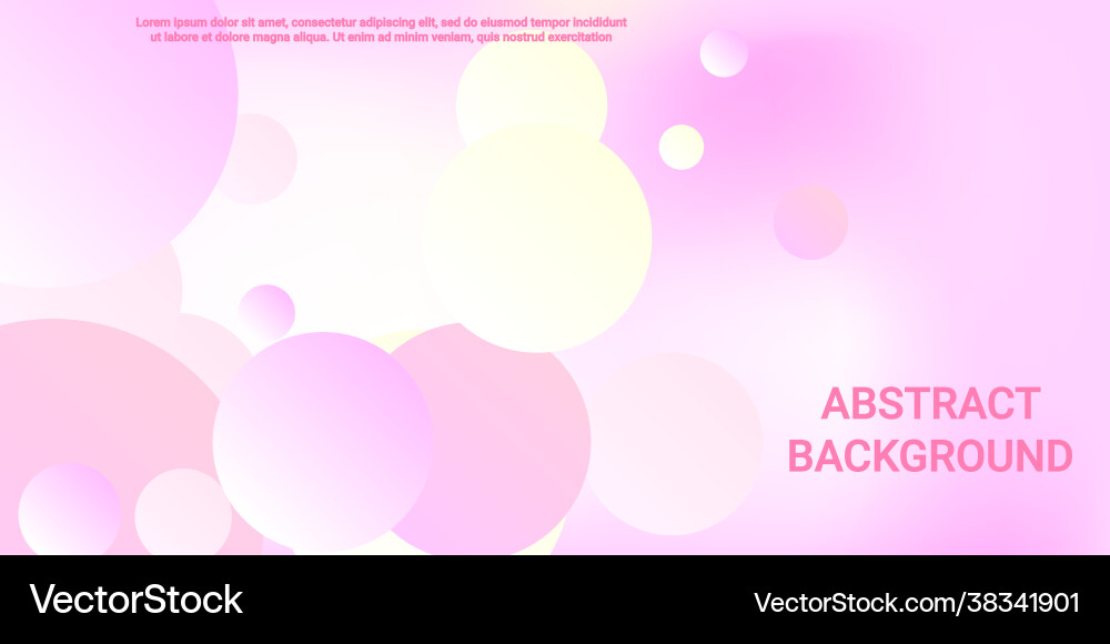 Background picture with balls for banner design Vector Image