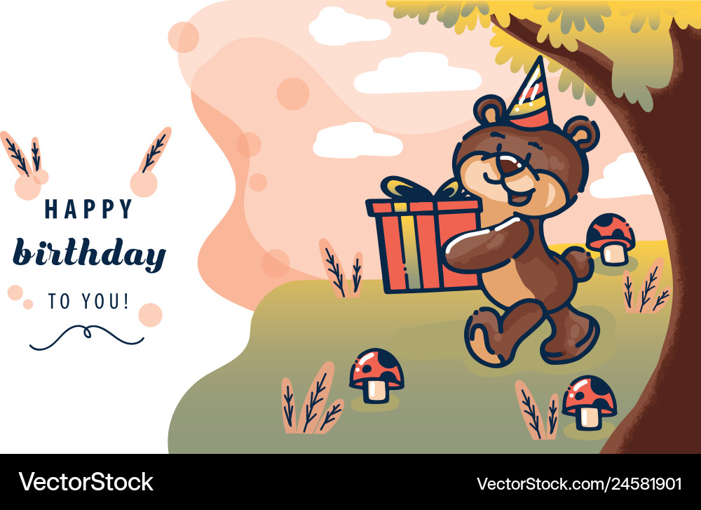 Happy Birthday Brown Bear