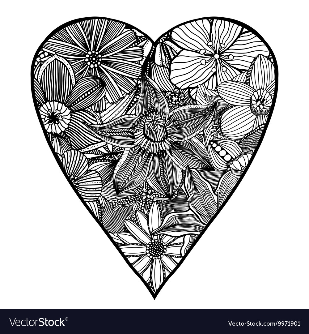 Heart-shaped pattern Royalty Free Vector Image