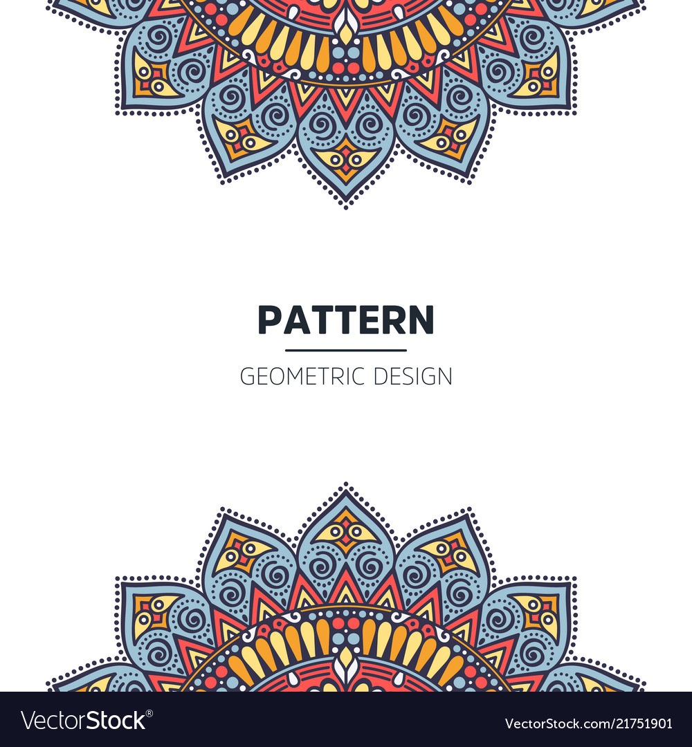 Mandala background design Royalty Free Vector Image