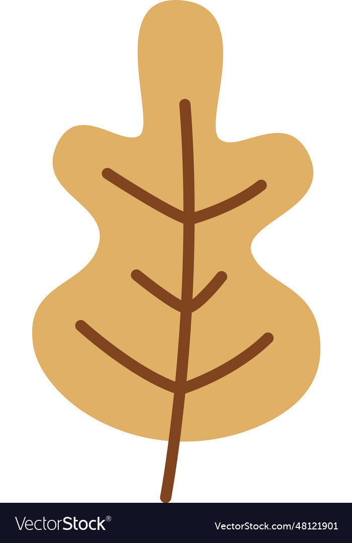 Tree leaf icon Royalty Free Vector Image - VectorStock