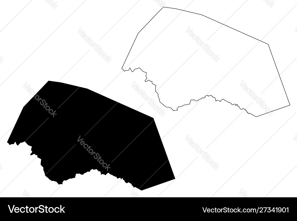 Williamson county texas counties in texas united Vector Image