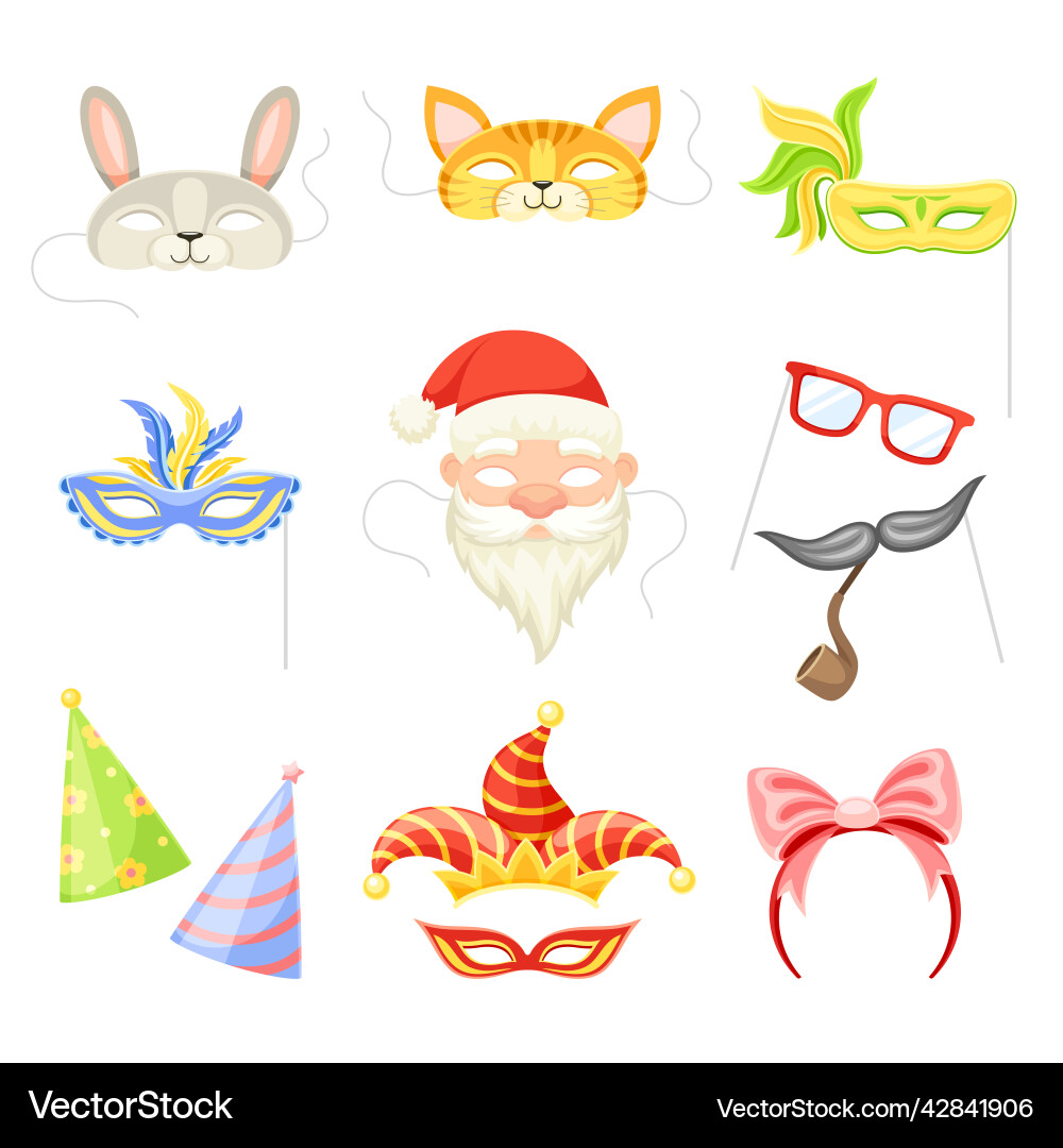Carnival mask and head accessory for festive party