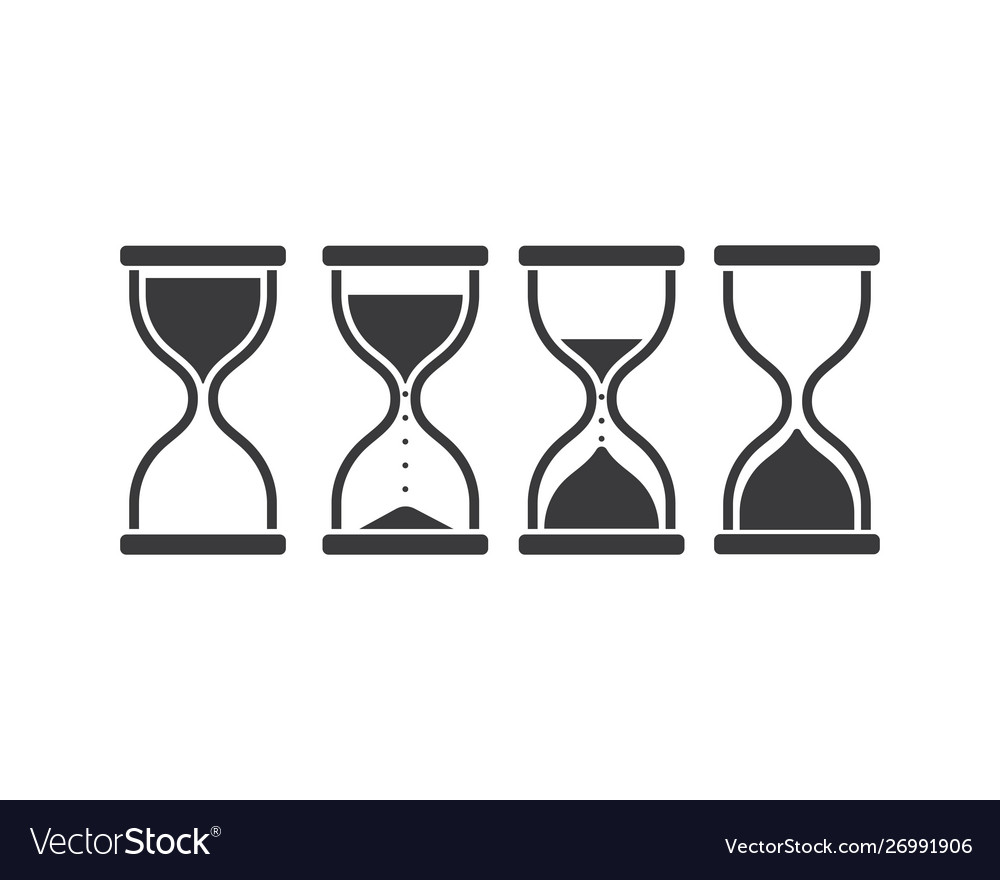 Sand clock icon design Royalty Free Vector Image