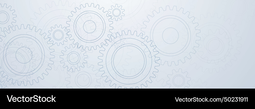 Abstract background made of gears Royalty Free Vector Image